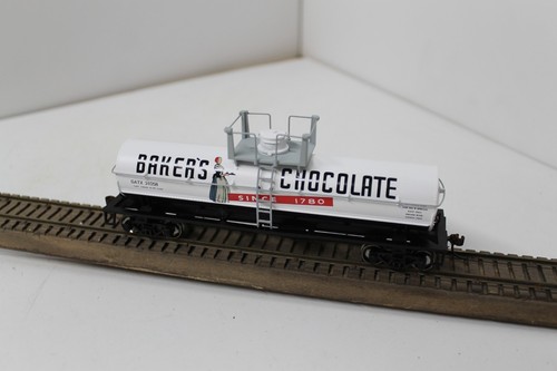 Athearn 7281 HO Scale Bakers Chocolate Chemical Tank Car GATX 31058 LN ...