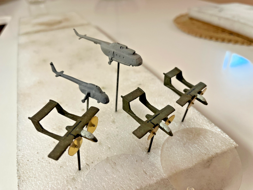 GHQ Micro Armour 1/285 US Air Force OV-10 Bronco + Aircraft Lot w ...