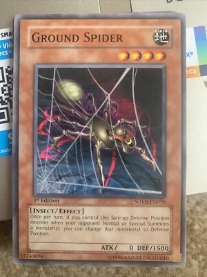 Yu-Gi-Oh! TCG Ground Spider Stardust Overdrive SOVR-EN016 1st Edition ...