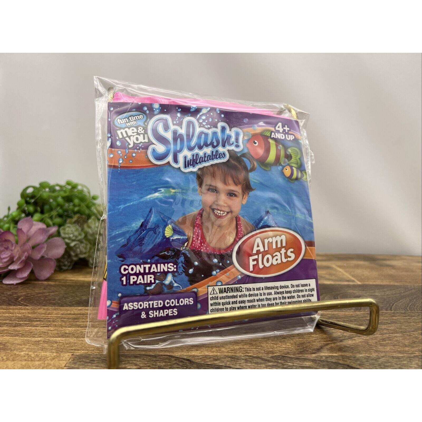 Splash Inflatables Kid's Pool Arm Floats One Pair Pool Floaty Beach ...