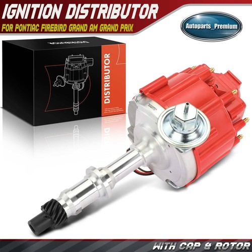 Ignition Distributor w/ Cap & Rotor for Pontiac Firebird Grand Am Grand ...