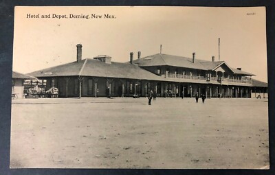 Train Railroad Depot Station Deming, New Mexico 1912 Vtg Postcard | eBay