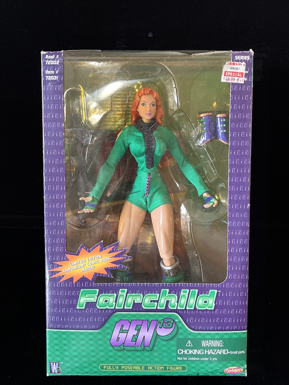 1999 Wildstorm Series 1 1/6 Gen 13 Variant Fairchild 12 Inch Action ...
