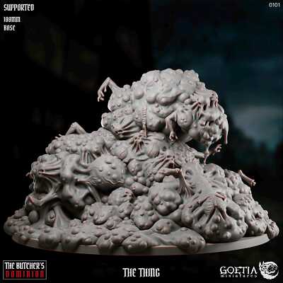 The Thing | Undead Flesh Golem Miniature | 3d Printed Resin Mini Figure ...
