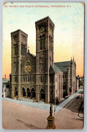 St Peter's & Paul's Cathedral Providence RI C1911 Postcard P13 | eBay