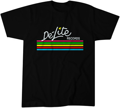 De-Lite Records Promo T-Shirt - Classic Funk | eBay