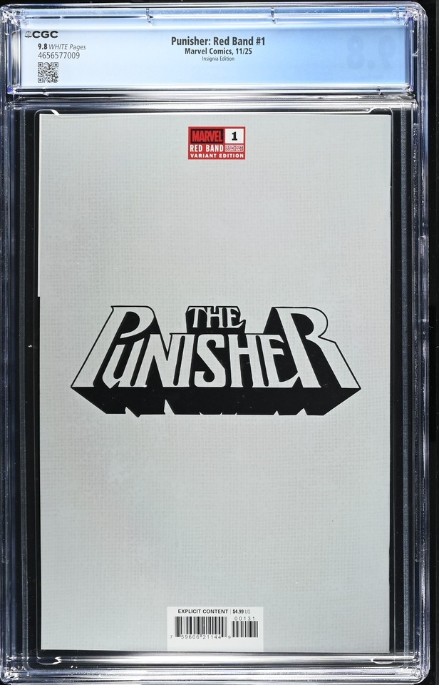 The Punisher: Red Band #1 - Insignia Edition - CGC 9.8 | eBay