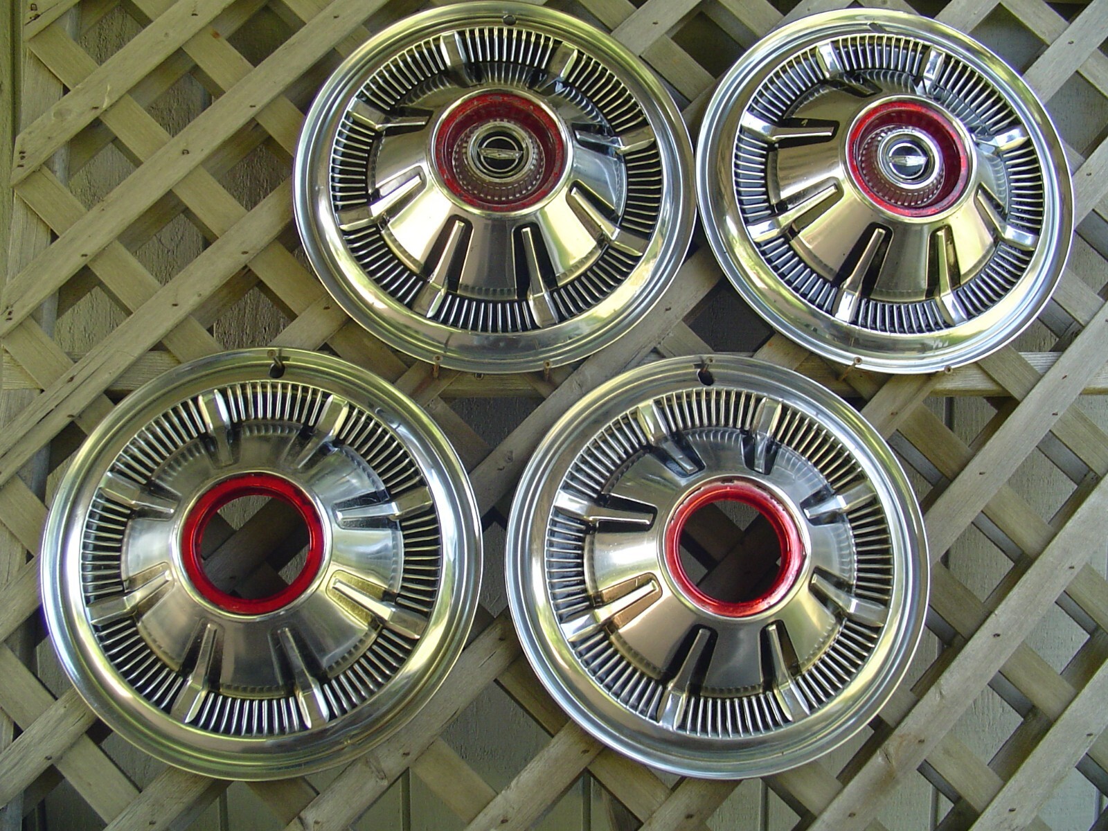 4 VINTAGE 66 67 68 GALAXIE FORD PICKUP TRUCK BRONCO HUBCAPS WHEEL ...