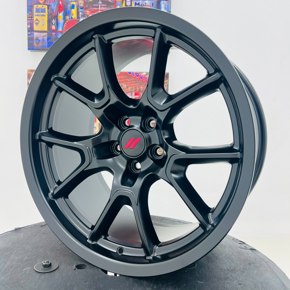 Satin Black SRT Wheels Rims 2023 Hellcat Demon 20x9/10 Charger ...