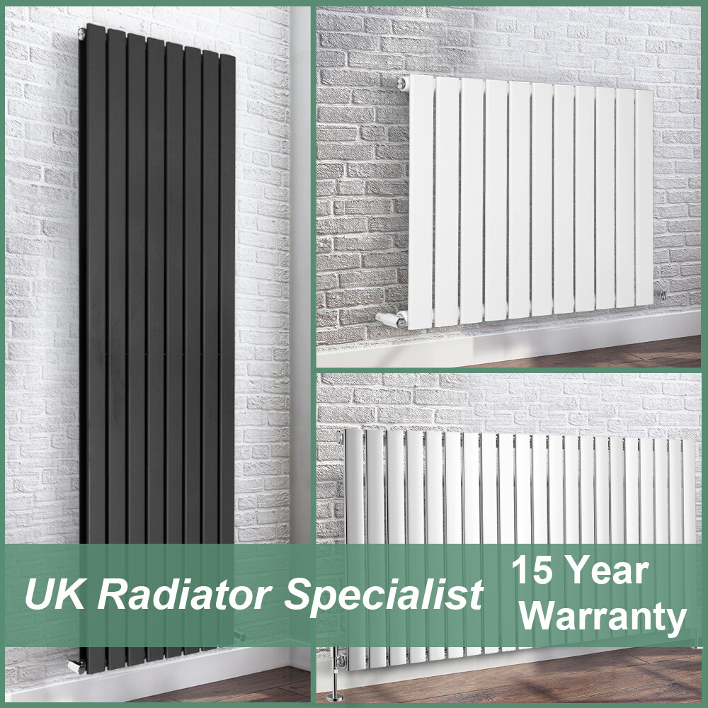 Modern Flat Panel Column Bathroom Designer Radiators White Anthracite ...