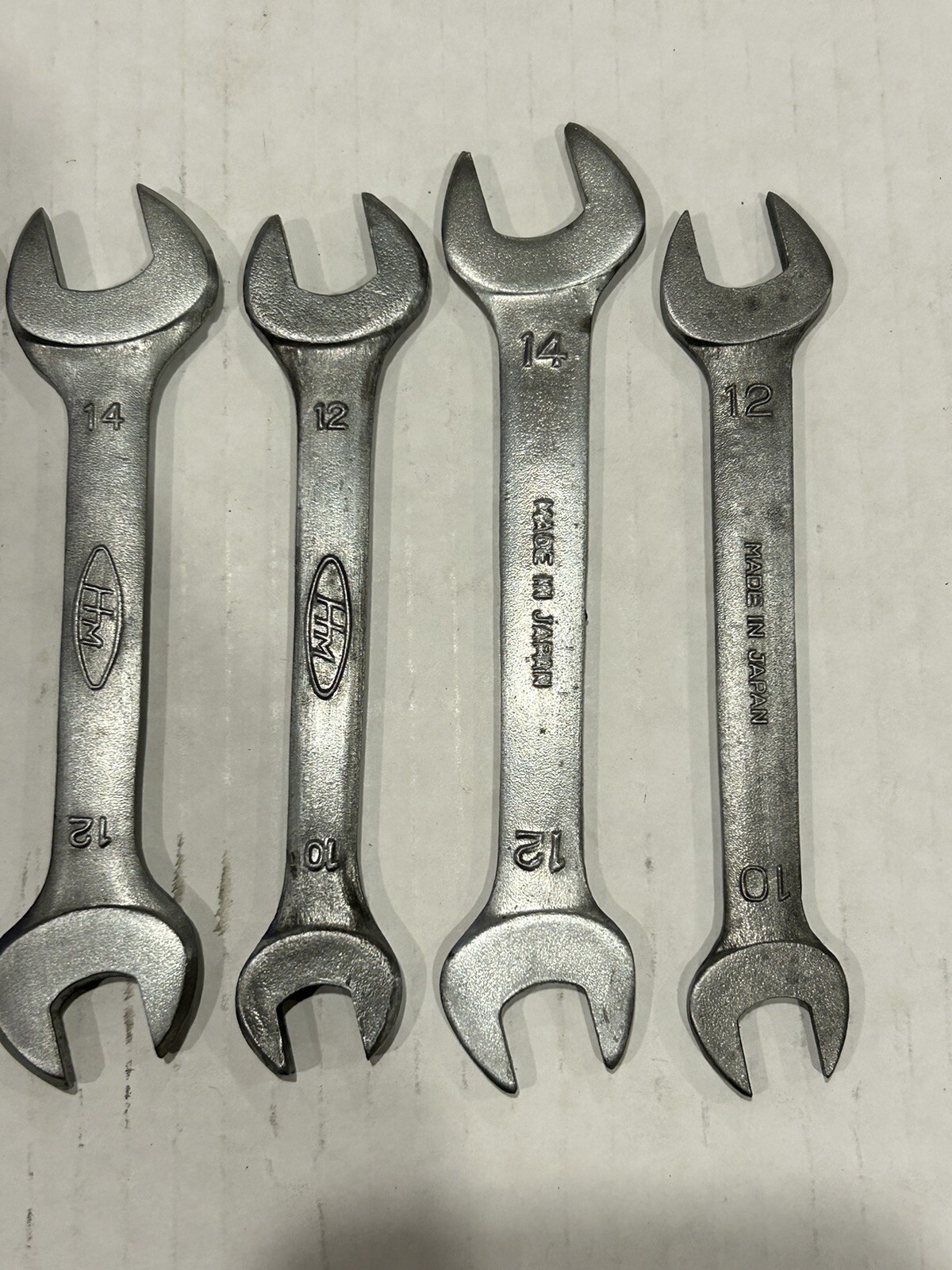 Vintage 10pc HM RK Honda Motors Motorcycle Tool Kit Open End Wrench Lot ...