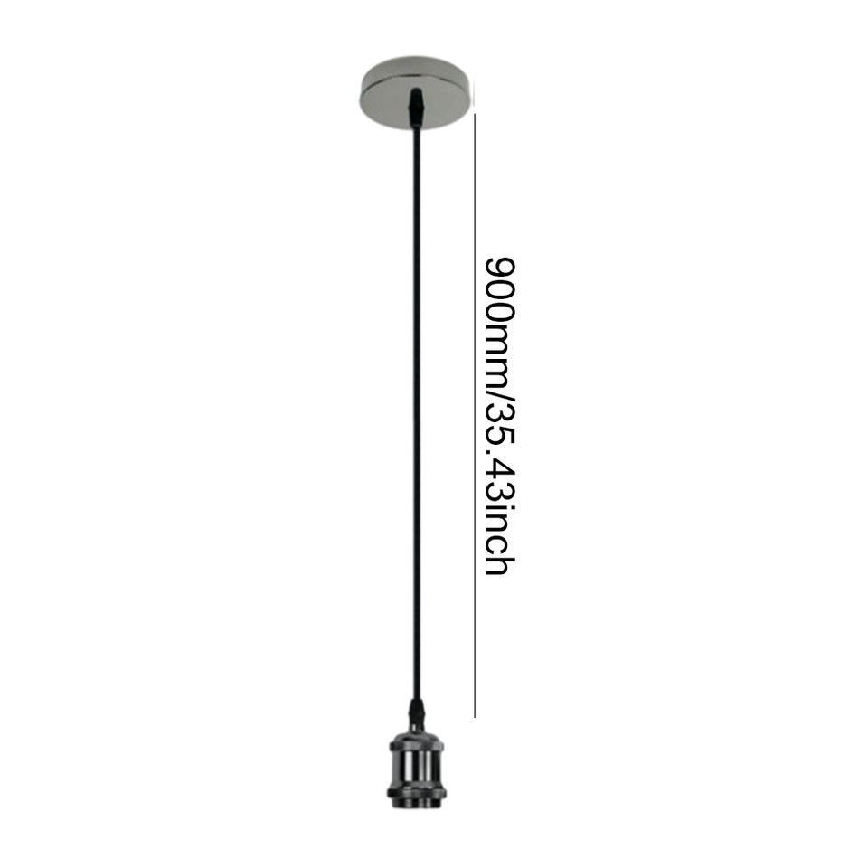 Pendant Light Holder E27 Screw Hanging Lamp Holder for Home Decor ...