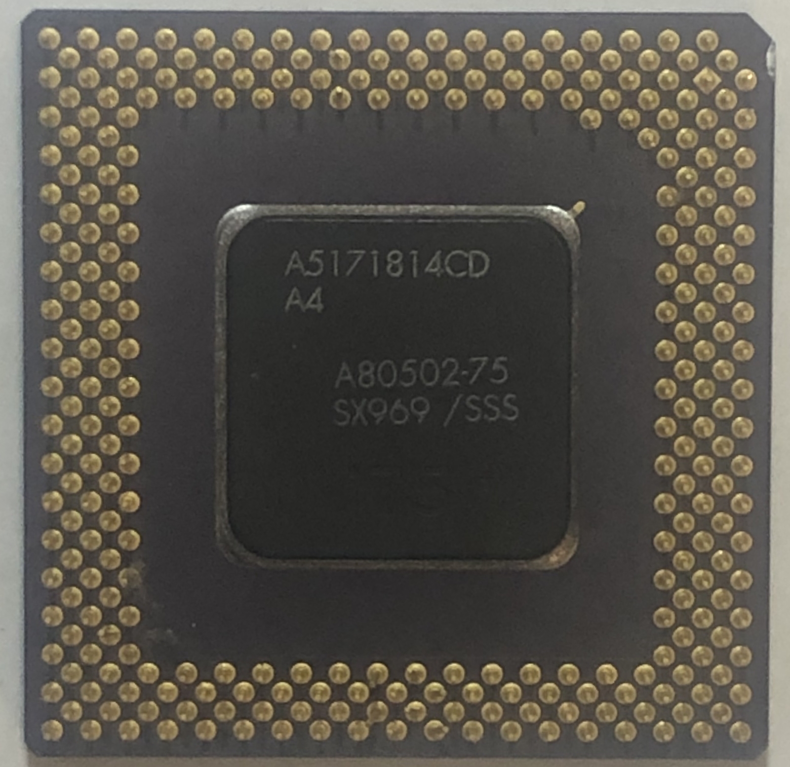 Intel Pentium 75 MHz Desktop CPU Processor- SX969 | eBay