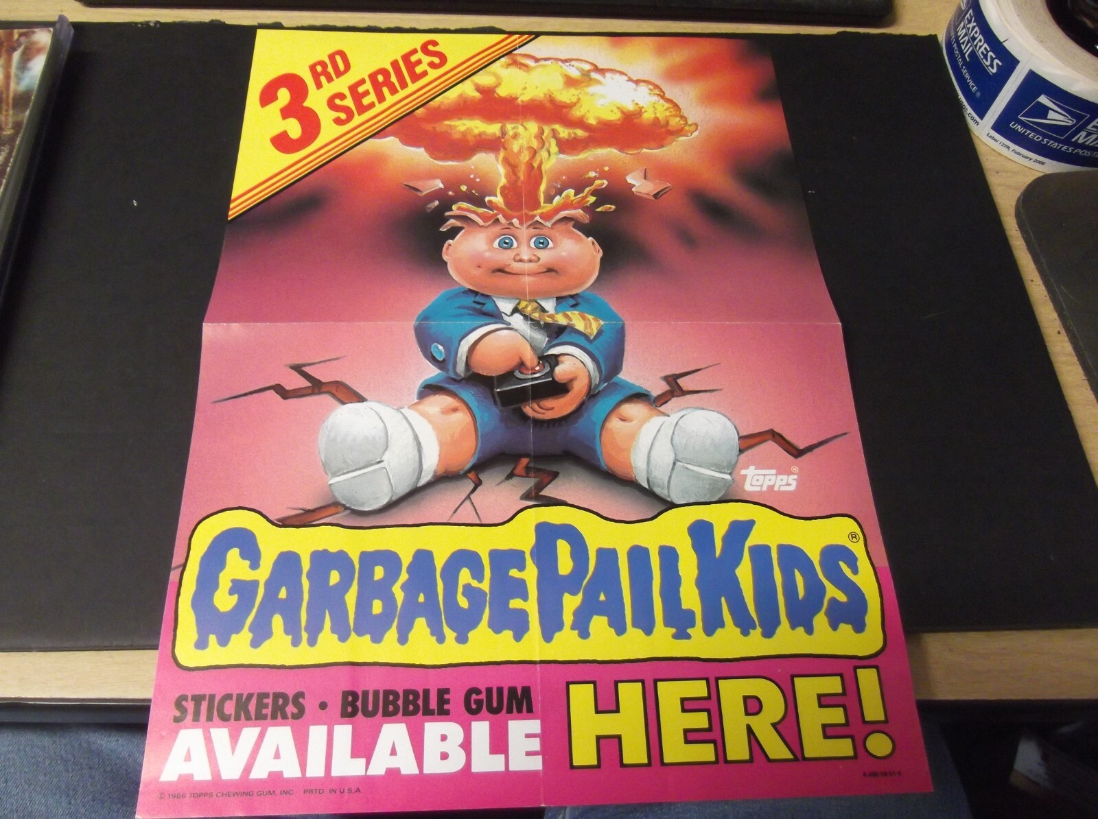 GARBAGE PAIL KIDS 3rd SERIES VINTAGE RETAIL PROMO POSTER AD 1986 | eBay