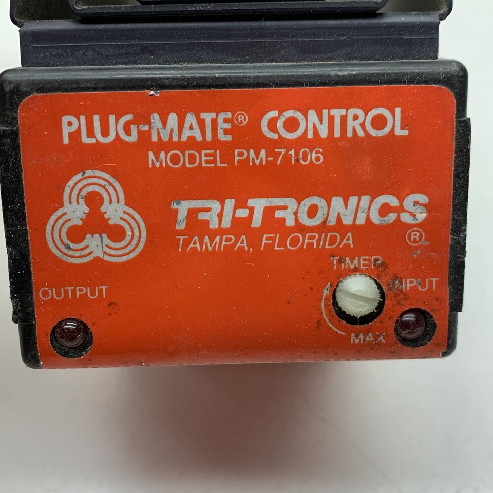 Tri-Tronics PM7106 Plug-Mate Modulated Photoelectric Checkstand Control ...