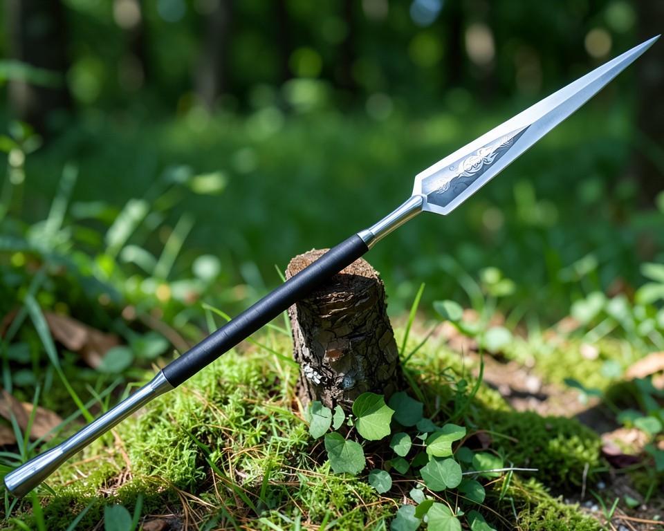 Historical Hand Forged Carbon Steel Spear Collectible Easter gift with ...