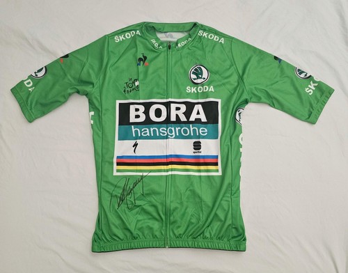 Peter Sagan signed 2018 Tour de France green cycling jersey Bora *Proof ...
