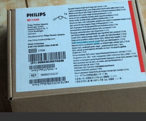 Philips M1192A Spo2 Sensor 8pin Pediatric/Child Soft Tip | eBay