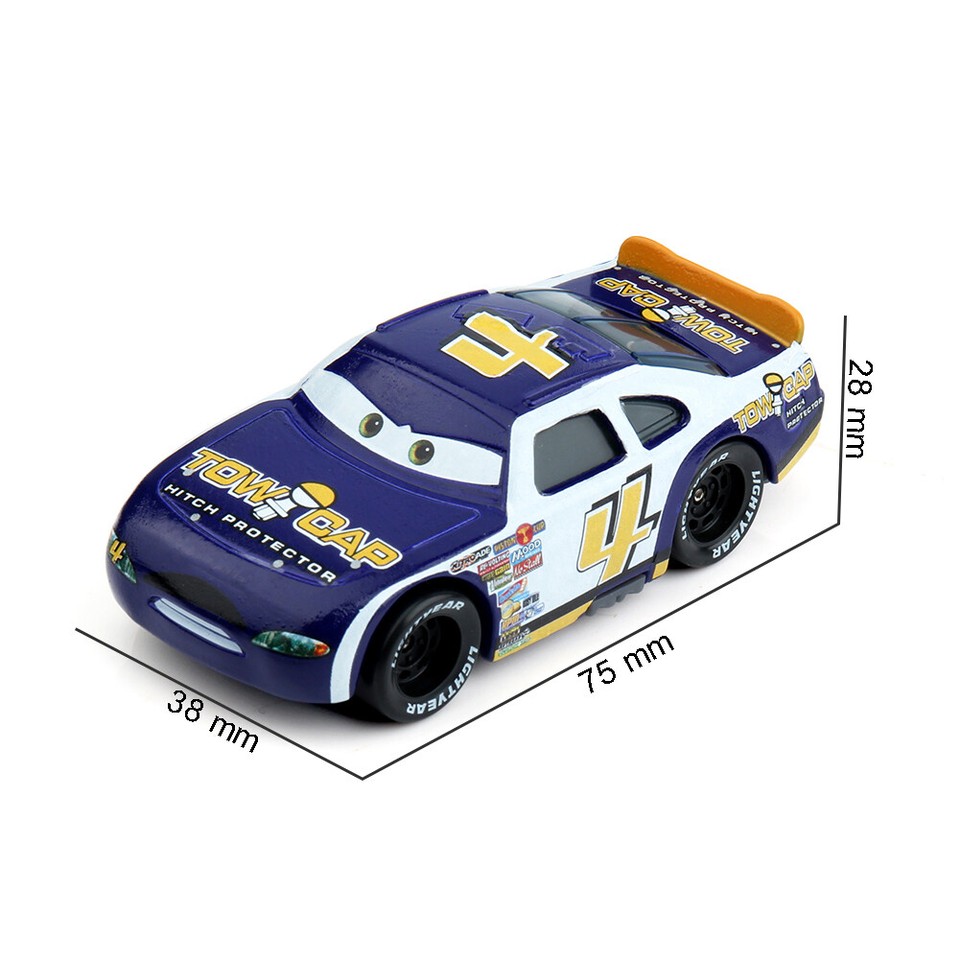 Set of 2 Disney Pixar Cars McQueen Film NO.4 Tow Cap 4# Truck Diecast ...