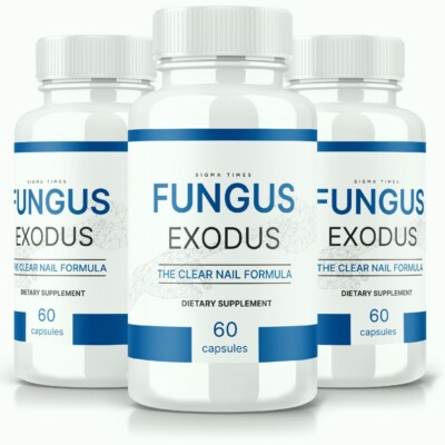 (3 Pack) Fungus Exodus Pills to Combat Toenail Fungus and Restore Nail ...