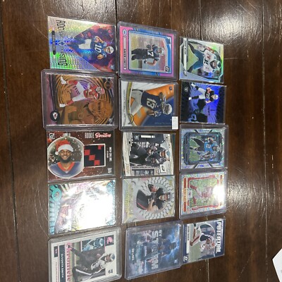Nice Football Card Lot Amazing Rookie Cards And Lots Of Color | eBay