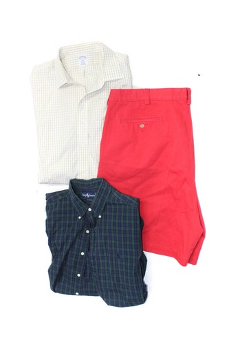 Ralph Lauren Blue Label Brooks Brothers Mens Shirts Shorts Size XL 44 ...