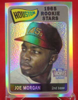 Joe Morgan Rookie 1965 Reprint 2001 Topps Chrome Archives Reserve #57 ...