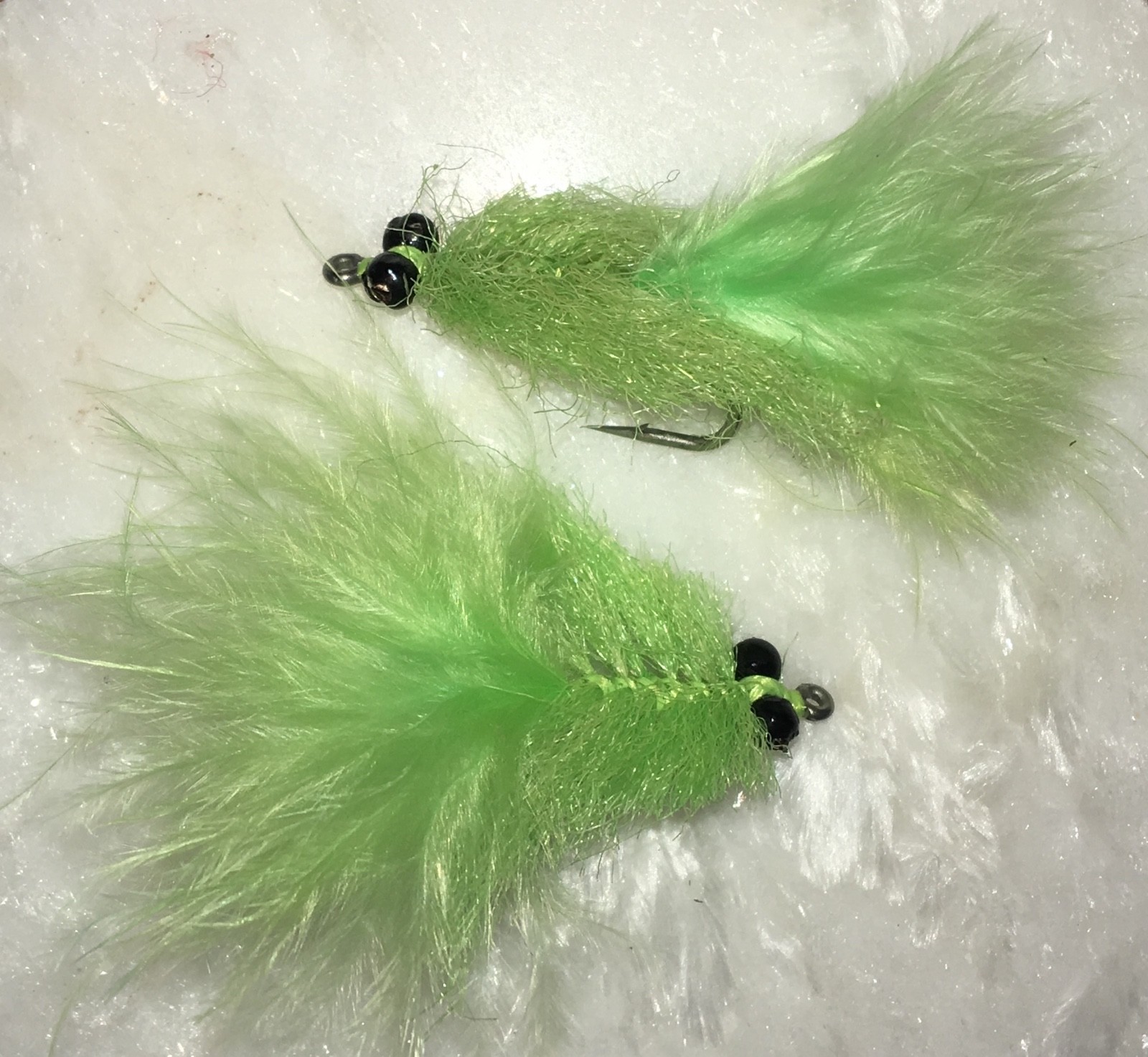THE TARPON TOAD x 6 Fresh Water fly fishing flies Green #4 | eBay