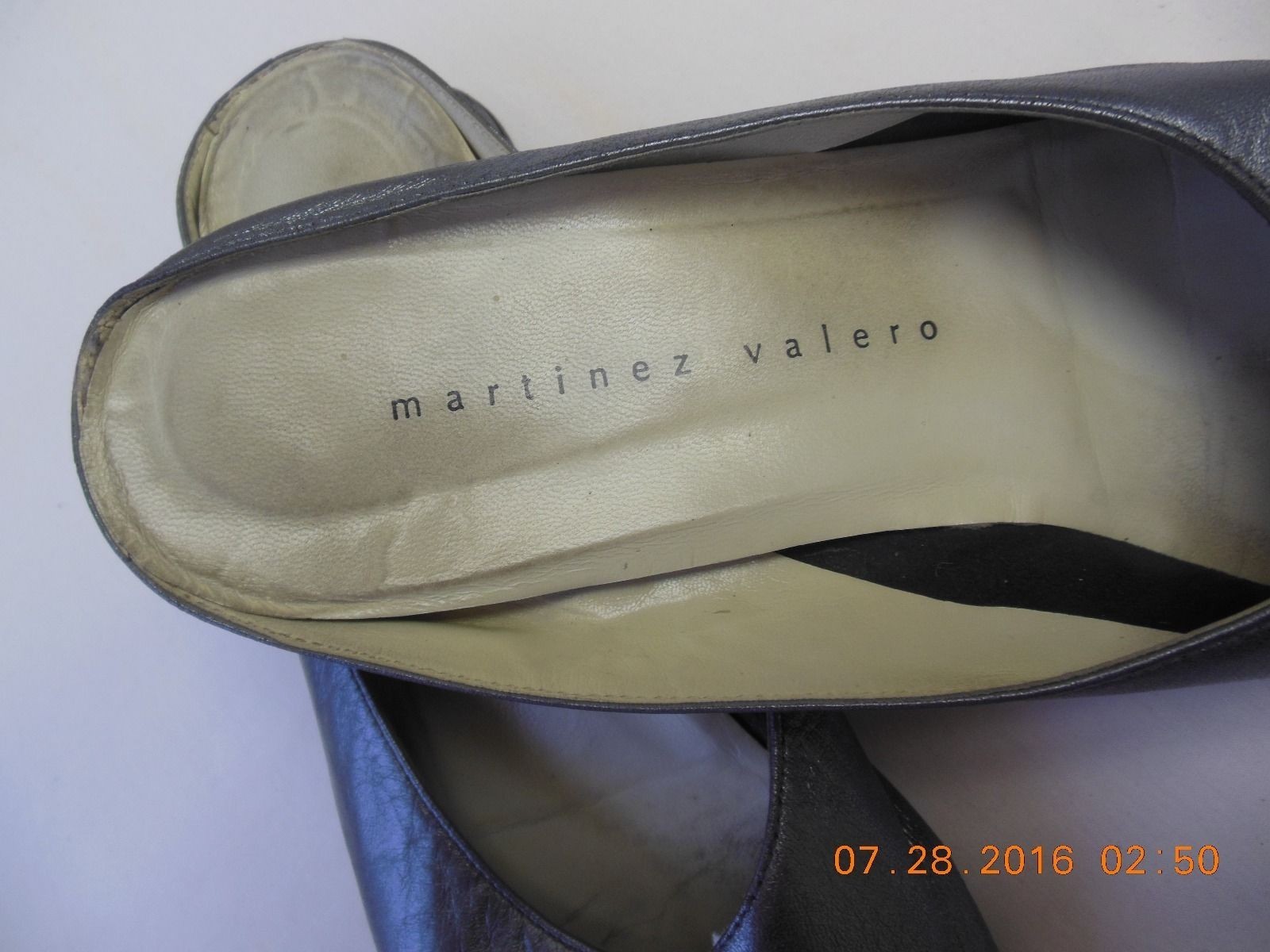 Metalic Grey slides platform wedge law heel size 91/2 fine leather | eBay