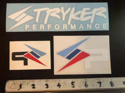 STRYKER PERFORMANCE 3PC Sticker Decal SET | eBay UK