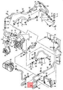 Genuine AUDI A8 S8 quattro 4E2 4E8 Coolant Hose 4E0121130B | eBay