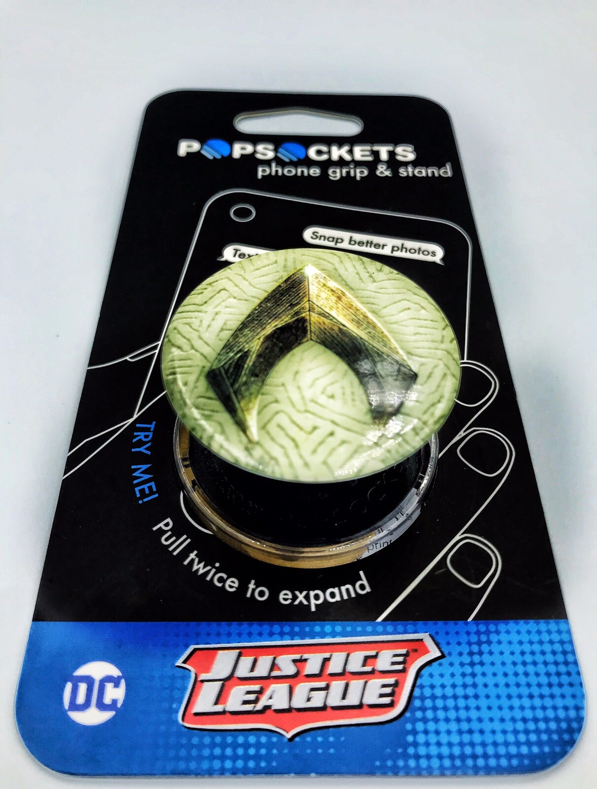 Authentic Popsockets Aquaman Logo Justice League Phone Grip PopSocket ...