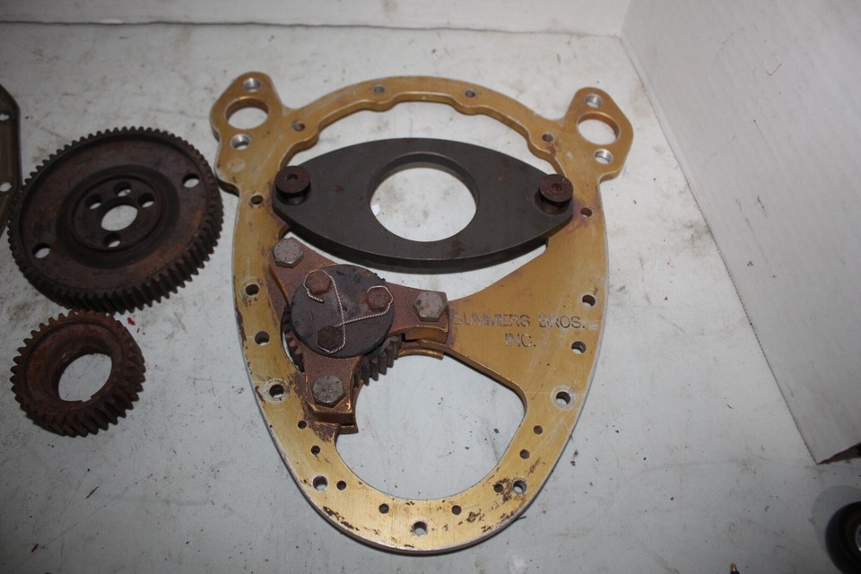 Summer BROS sbc timing gear drive setup ump imca wissota drag racing ...