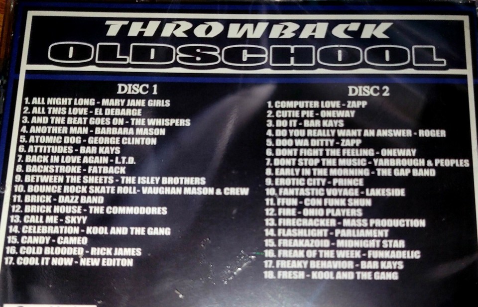 THROWBACK OLDSCHOOL VOL. 1,2,3 & 4 GET THE SET ALL 4 double cds | eBay