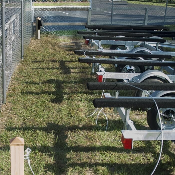 NEW Mighty Mule Automatic Cable / Chain Gate Lock W/ 2x Remotes & Key ...