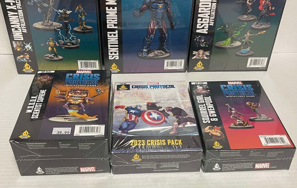 Marvel Crisis Protocol MCP Lot of 7 Sets MODOK X-Men Wakanda 2022 ...