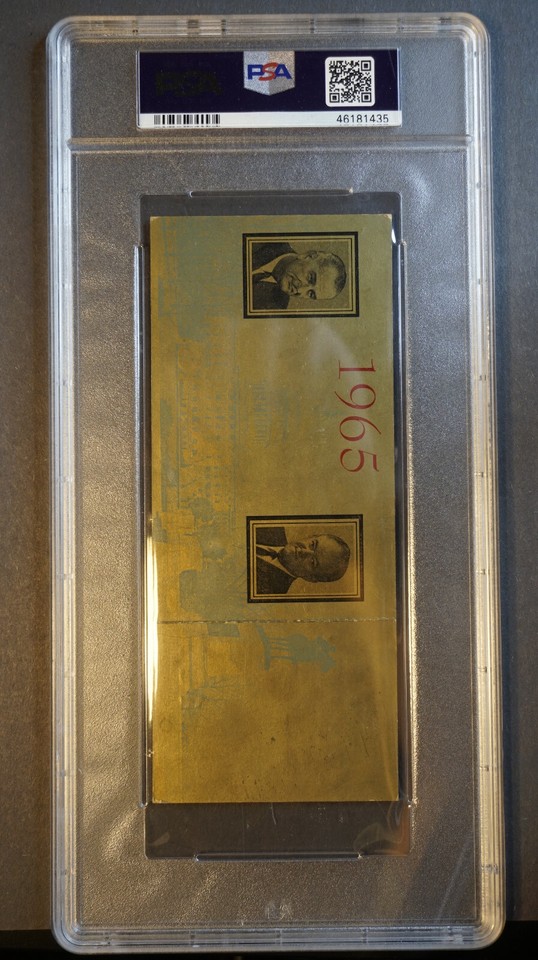 1965 US President Lyndon Johnson Inauguration Ticket PSA 4 Honored ...