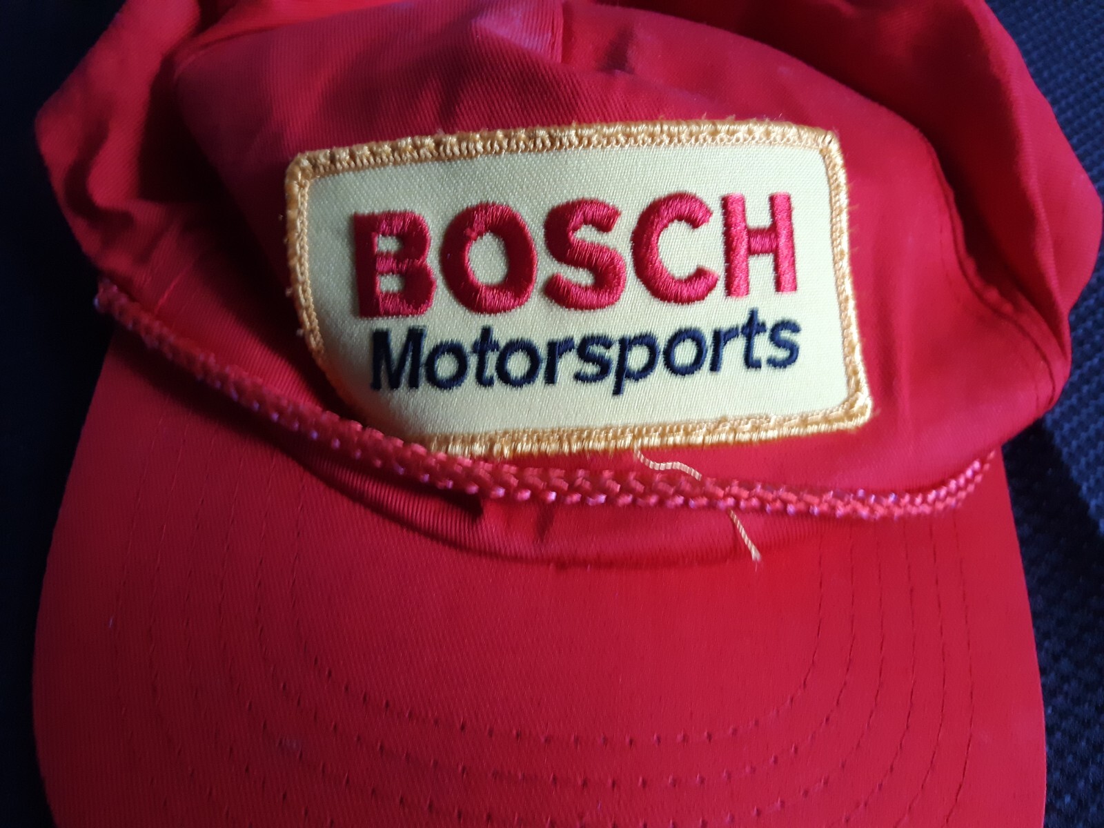Vintage Bosch Motorsports Racing Patch Hat Snapback … - Gem