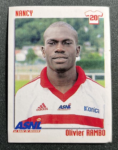 N°250 OLIVIER RAMBO AS.NANCY VIGNETTE PANINI FOOTBALL 99 STICKER 1999 ...