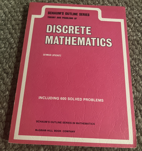 Schaum’s Outline Series Theory and Problems of Discrete Mathematics | eBay
