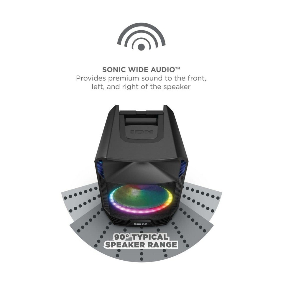 ION Total PA Extreme High-Power Bluetooth Speaker System with Sonic ...