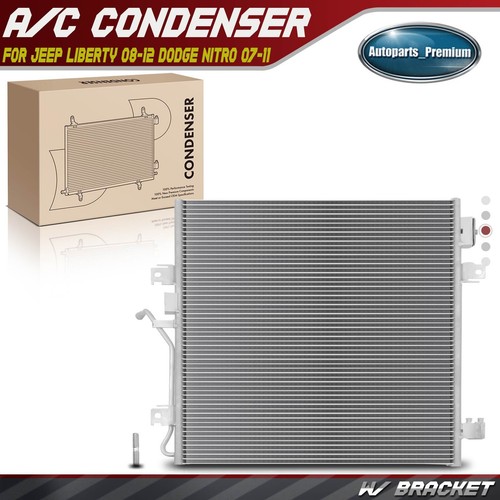 AC Condenser A/C Air Conditioning w/ Bracket for Dodge Nitro Jeep V6 3 ...