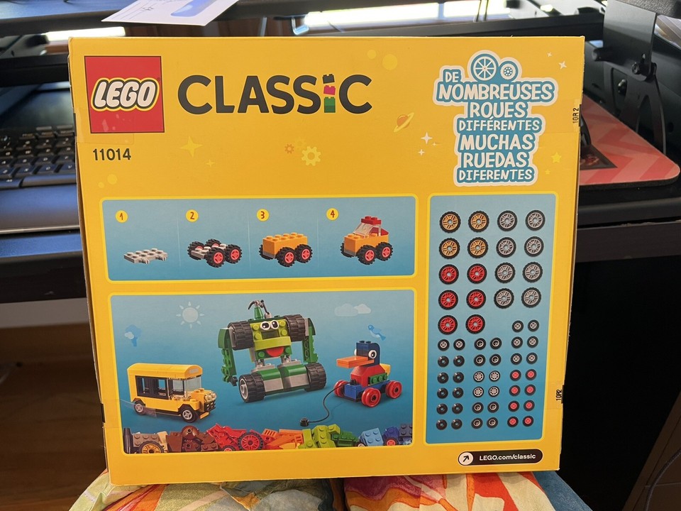 LEGO Classic 11014 Bricks And Wheels Creative Building Kit New 2021 ...