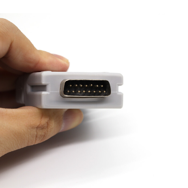 Compatible Burdick EK-10 E550 E560 15 Pins EKG cable with leads Banana ...