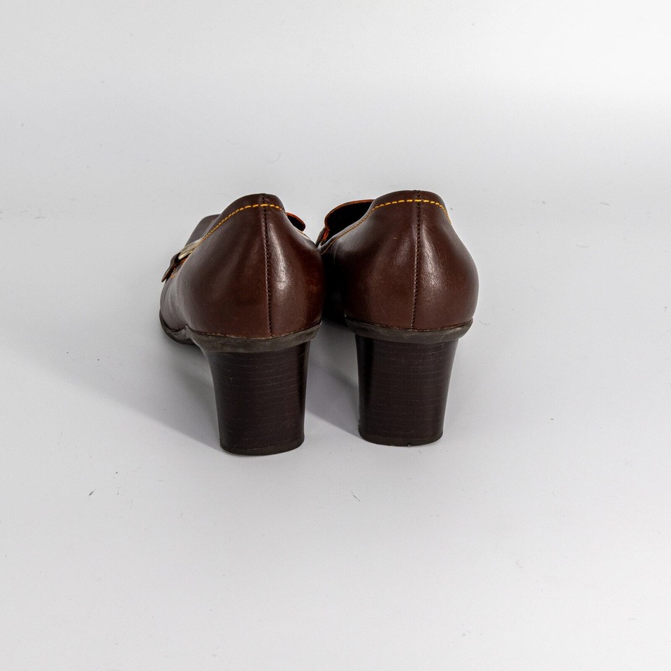 Enzo Angiolini EA Flexo Leather Pumps US 5.5, Square Toe Heel Good ...