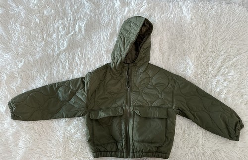 OLD NAVY Kids green jacket size 10-12 Water Resistant | eBay