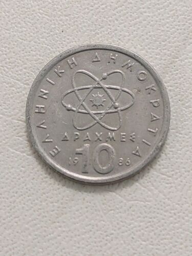 Greece 1986 pre-Euro 10 Greek drachma coin Kayihan coins T140 Quantity ...