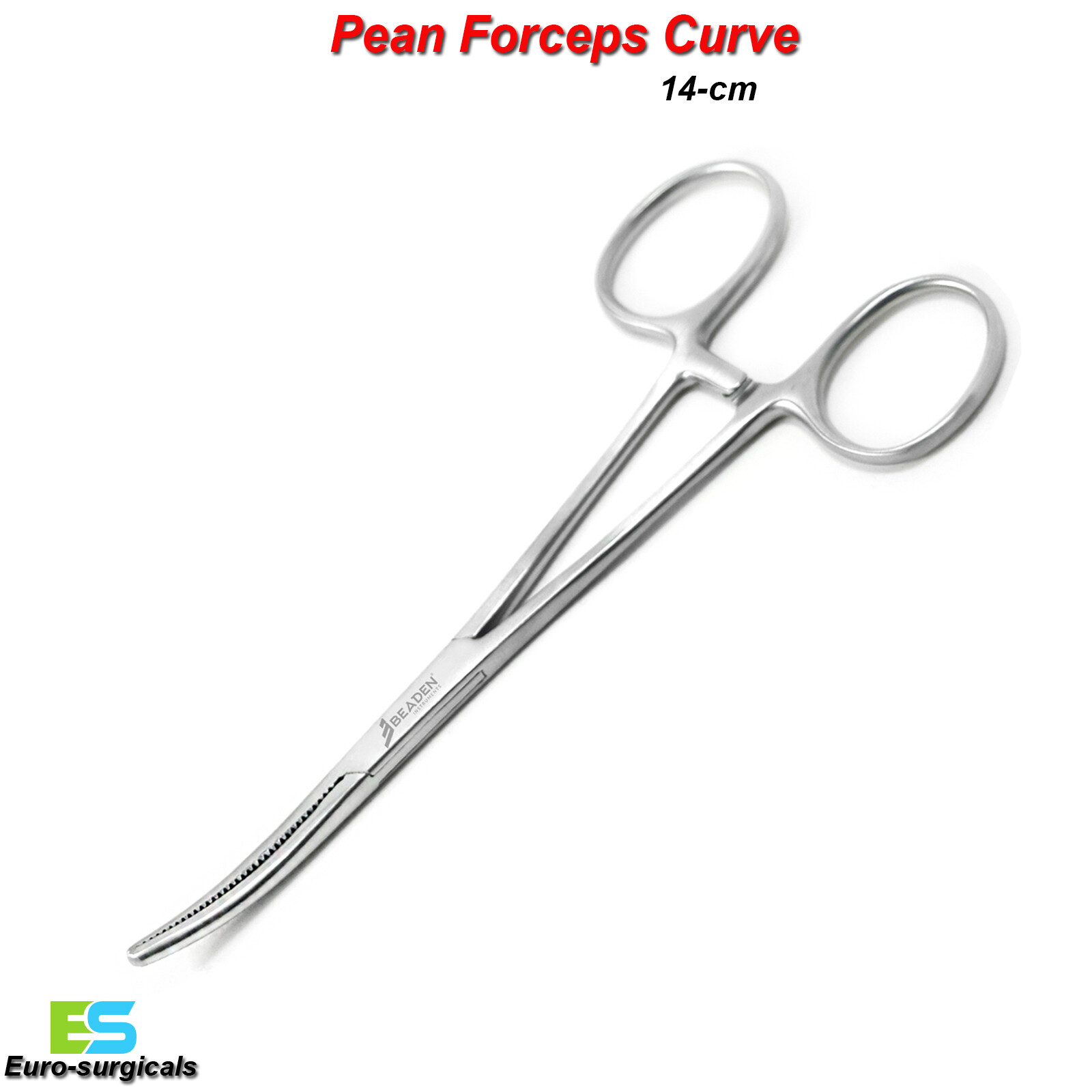 Surgical Veterinary Pean Curved Forceps Hemostat Clamps Locking ...