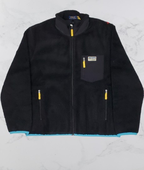 Polo Ralph Lauren Rodeo Wild West Fleece Zip Up Jacket Size Small | eBay