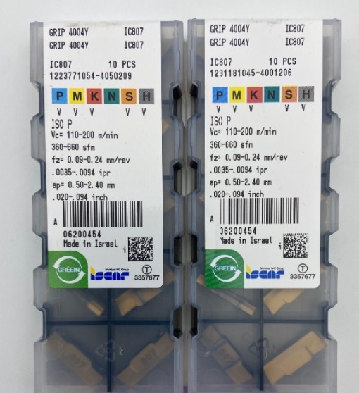 20 pcs Iscar carbide inserts: GRIP 4004Y IC807 | eBay